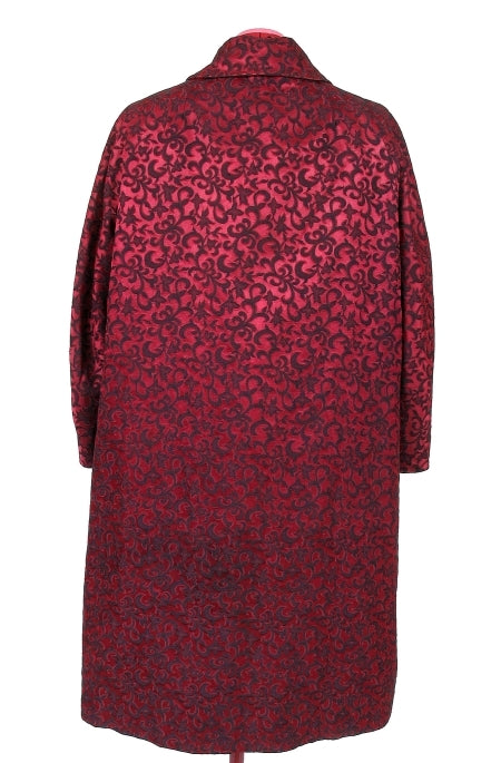 Satin with Cut Out Velvet Scroll – Unique Boutique NYC